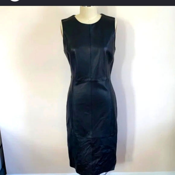 ANTONIO MELANI | Dresses | Antonio Melani Sleeveless Leather Dress ...